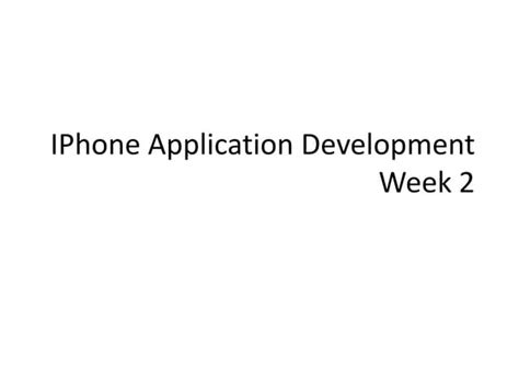 Ios Swift Language 2nd Tutorial Ppt