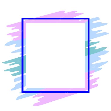 파스텔 색상의 추상 사각형 테두리 상자 벡터 추상 테두리 파스텔 테두리 사각 상자 Png 일러스트 및 벡터 에 대한 무료 다운로드 Pngtree