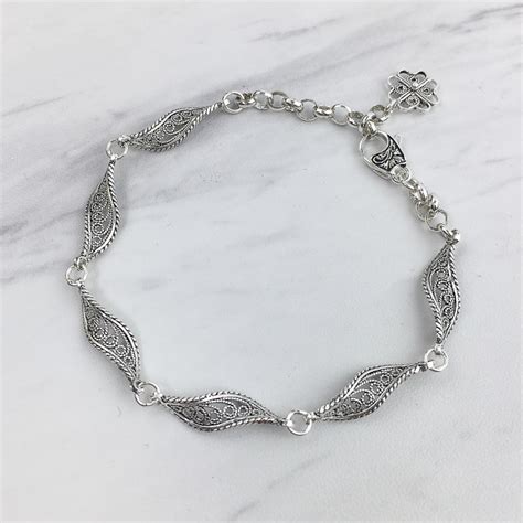Silver Bracelet Etsy