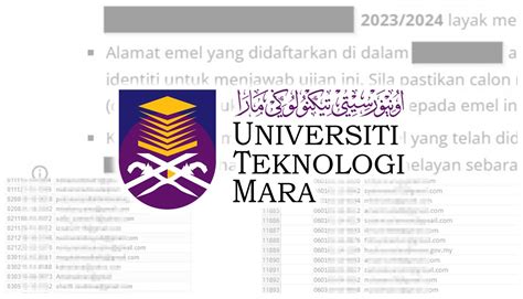 Uitm Apologises After Leaking Nearly 12000 Ic Numbers Emails On