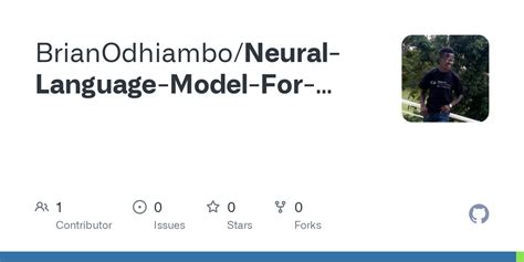 github brianodhiambo neural language model for text generation