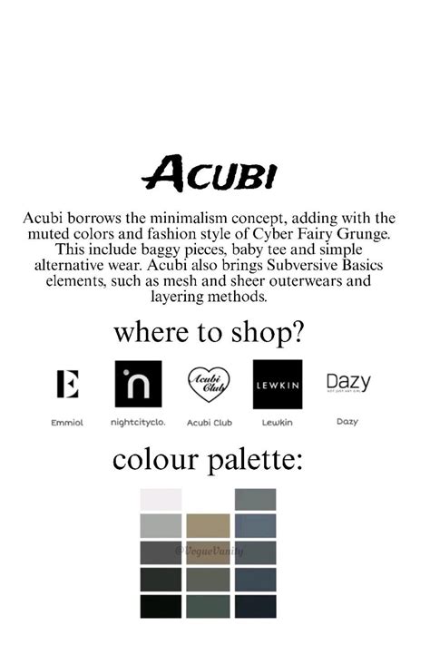 Acubi Aesthetic Dark Shades With A Touch Of White