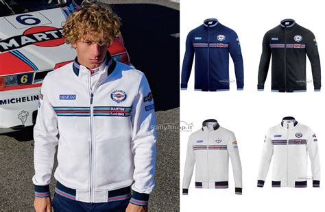 Felpa Sparco Full Zip Martini Racing 01278mr Rallyshop Italia