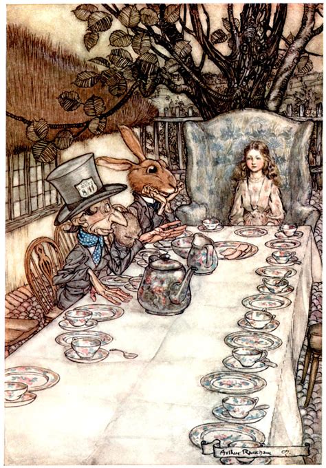 Alice In Wonderland Book Illustrations Mad Hatter