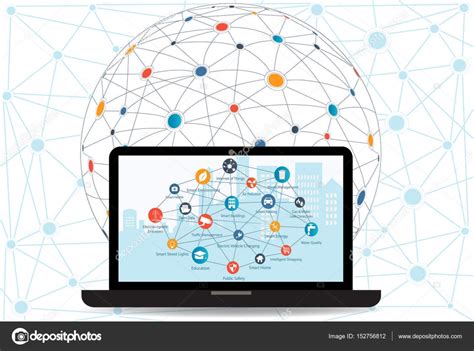 Internet Networking Concept And Cloud Computing Technology Stock Vector Image By ©monicaodo