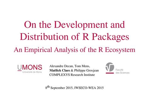 On The Development And Distribution Of R Packages Pdf