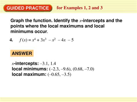 Ppt 2 8 Analyze Graphs Of Polynomial Functions Powerpoint Presentation Id 6054329
