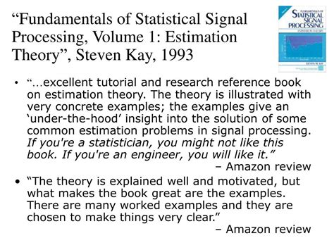 Ppt Ece 7251 Signal Detection And Estimation Powerpoint Presentation Id 309785
