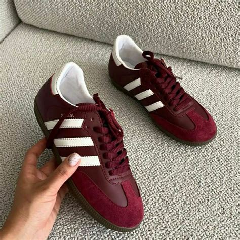 خرید و قیمت ونس سامبا در 6 رنگ مشکی سفید کرم زرشکی زنانه دخترانه کفش کتونی اسپرت اسپورت ادیداس