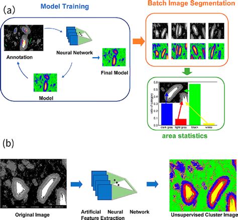 Workflow Of A The Supervised Image Segmentation Strategy And B Download Scientific Diagram