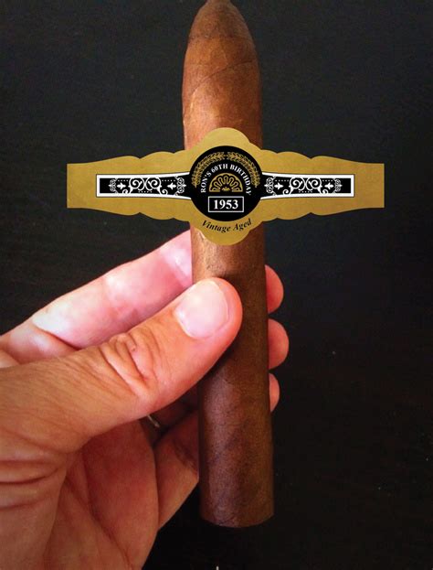 Fancy Cigar Labels — Elleedees Custom Labels