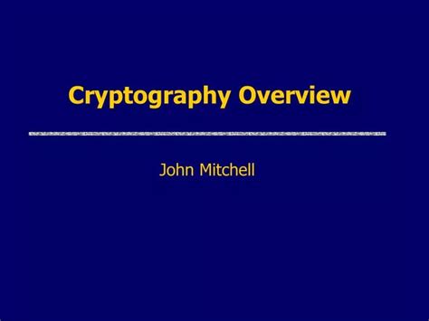 Ppt Cryptography Overview Powerpoint Presentation Free Download Id