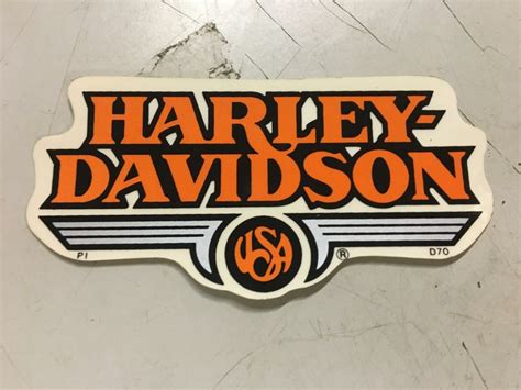 Harley Davidson Logo Stickers Genuine Harley Davidson Wings Bar