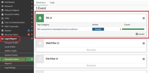 Technical Tip How To Enable And View Logs For Ssl Fortinet Community