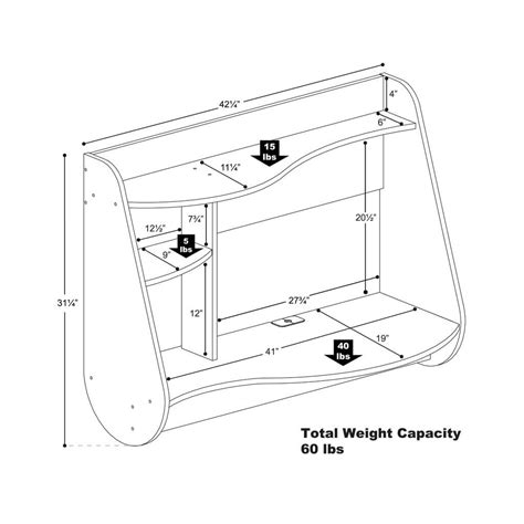 Zero Gravity Curved Desk By