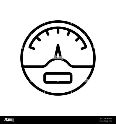 Voltmeter Outline Vector Icon Stock Vector Image And Art Alamy