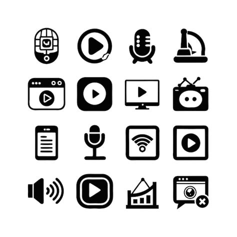 Social Media Icons Concept Vector Set Premium Ai Generated Vector
