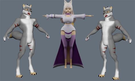 Create And Rig Custom Vrhcat Avatar 3d Vroid Vtuber Furry Mmd Model Vrc