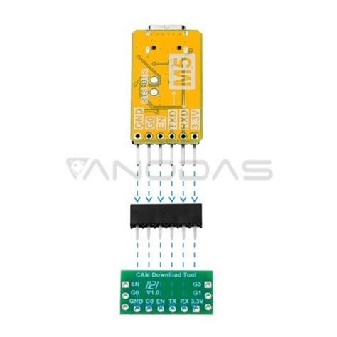 Esp32 Downloader Kit Usb Ttl Adapteris M5stack Ir Esp32esp8266 Kūrimo Moduliams M5stack A105