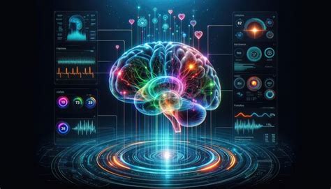 Premium Photo A Highly Detailed Futuristic Visualization Of Brain