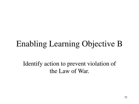 Ppt Enabling Learning Objective A Powerpoint Presentation Free Download Id 724677