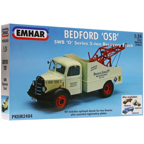 Emhar Bedford Osb Swb Recovery Truck Model Kit Scale 1 24