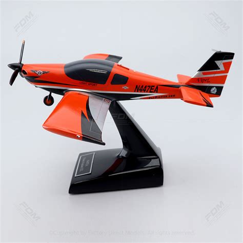 Custom Tomark Viper Sd 4 Wooden Model Airplane N447ea Handcrafted Light Sport Aircraft