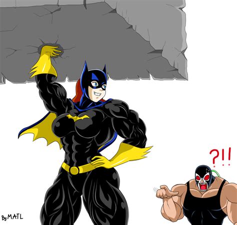 Rule 34 Abs Athletic Athletic Female Bane Barbara Gordon Batgirl