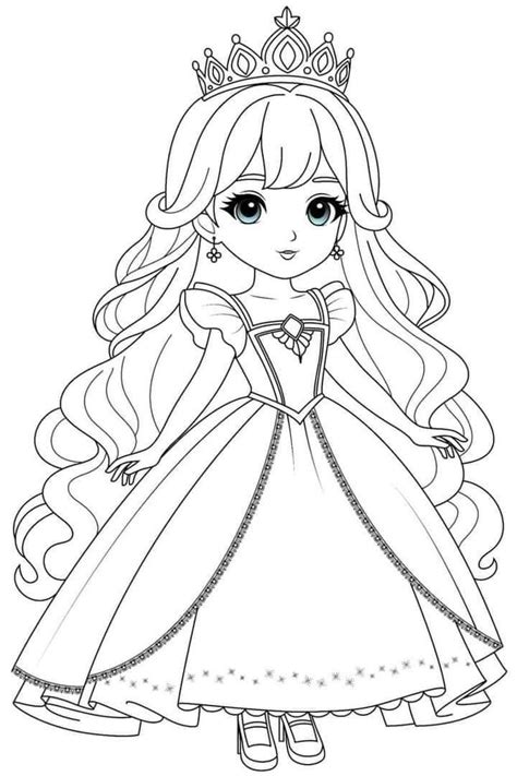 웨딩드레스 공주 색칠공부 도안 프린트 Artofit