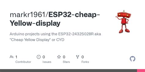 Github Markr1961esp32 Cheap Yellow Display Arduino Projects Using