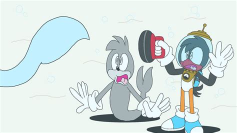 Pingu And Robbie Meets A Giant Squid Sonic By Nashiothepenguin On