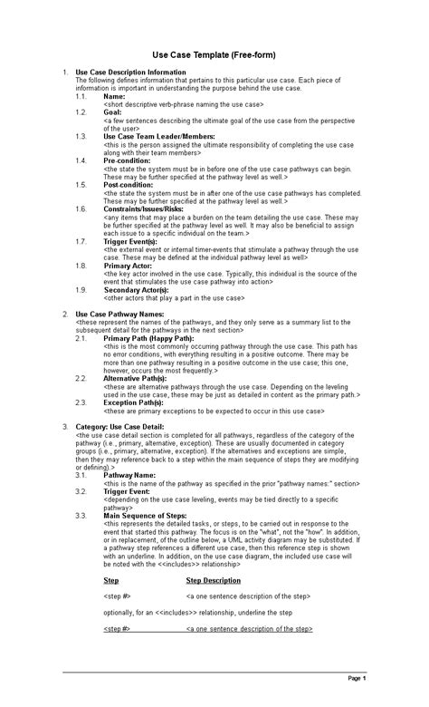 Effective Use Case Template Simplify Your Workflow