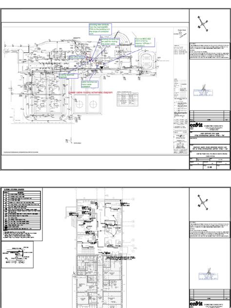 Existing Power Cable Routing Schematic Diagram Power System E 08 To E