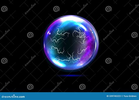 Sphere Shield Abstract Energy Protection Spheres Force Field Globe