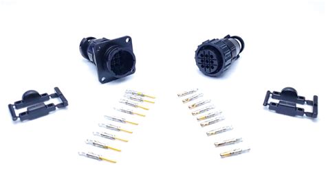 Cpc Connector Kit 9 Pin Malefemale Pair Advanced Flight Systems