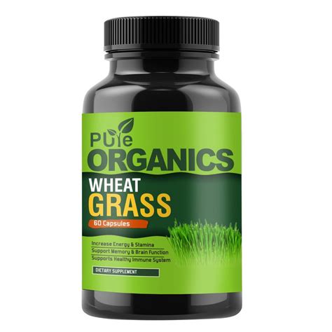 Pure Organics Wheatgrass Capsule Packaging Type Bottle At Rs 555bottle In Bhopal