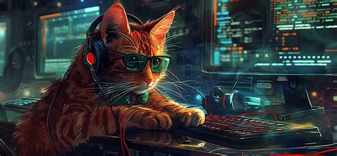 Coding Cat Background Images Hd Pictures And Wallpaper For Free Download Pngtree