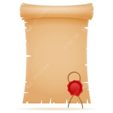 흰색 배경에 고립 된 오래 된 종이 스크롤 벡터 일러스트 레이 션 그런지 하얀 롤 Png 일러스트 및 벡터 에 대한 무료