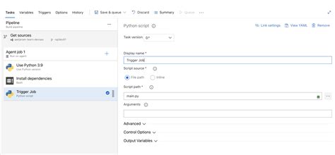 Access Pipeline Variables In Azure Release For Classic Python Task