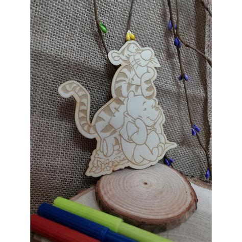 Фигурка за оцветяване Мечо Пух и Тигър