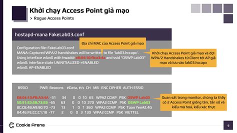 Rogue Access Points Evil Twins Cookie Arena Penetration Testing For Beginner Cookie Hân Hoan