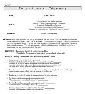 15 Free Printable Unit Circle Charts Diagrams