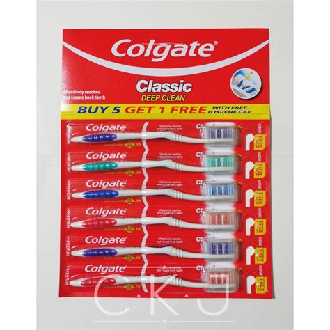 Colgate Classic Deep Clean Toothbrush Medium Shopee Philippines