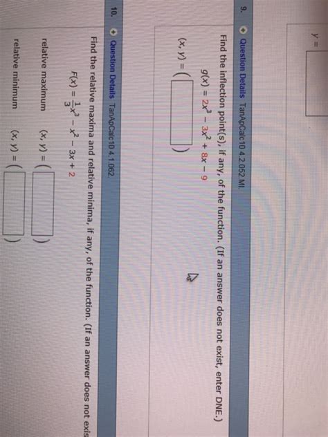 solved find the inflection point s if any of the