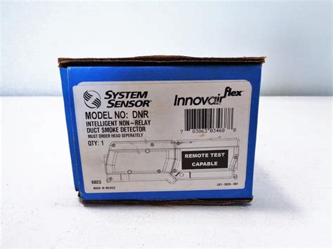 System Sensor Dnr Intelligent Non Relay Duct Smoke Detector W Notifier Np 100r