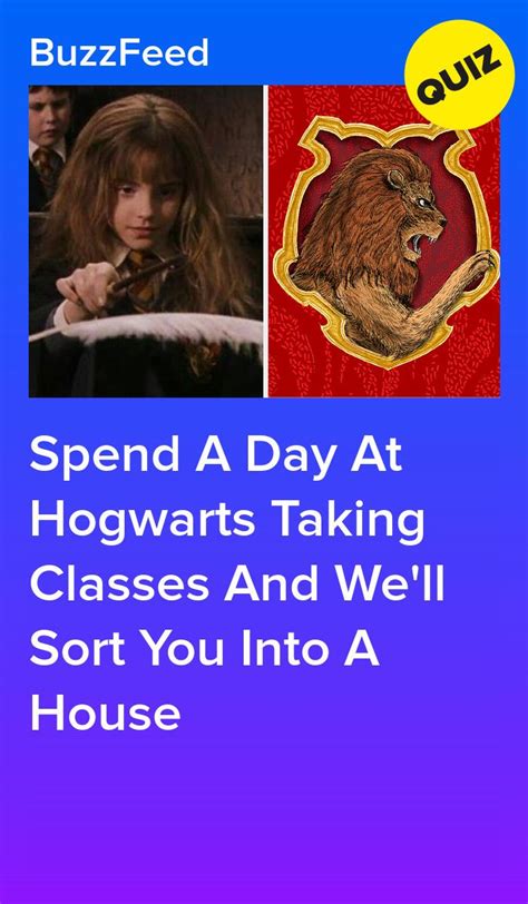 Plan Your Hogwarts Class Schedule And Well Reveal Your True House