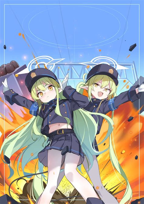 ブルアカ「ブルーアーカイブ ブルアカ Bluearchive 」クロナ天使 5월 일러스타페스のイラスト