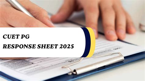 Download Cuet Pg 2025 Response Sheet For Session 2 Cuet Pg