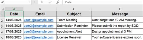 How To Automatically Send Email Based On Date From Excel Excel Insider