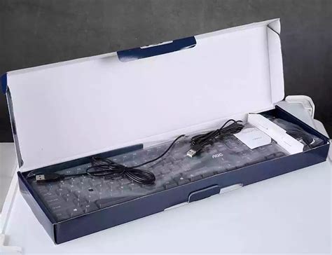 AOC KM Wired Keyboard Mouse Combo With Keys Waterproof USB Interface For Laptop Computer PC